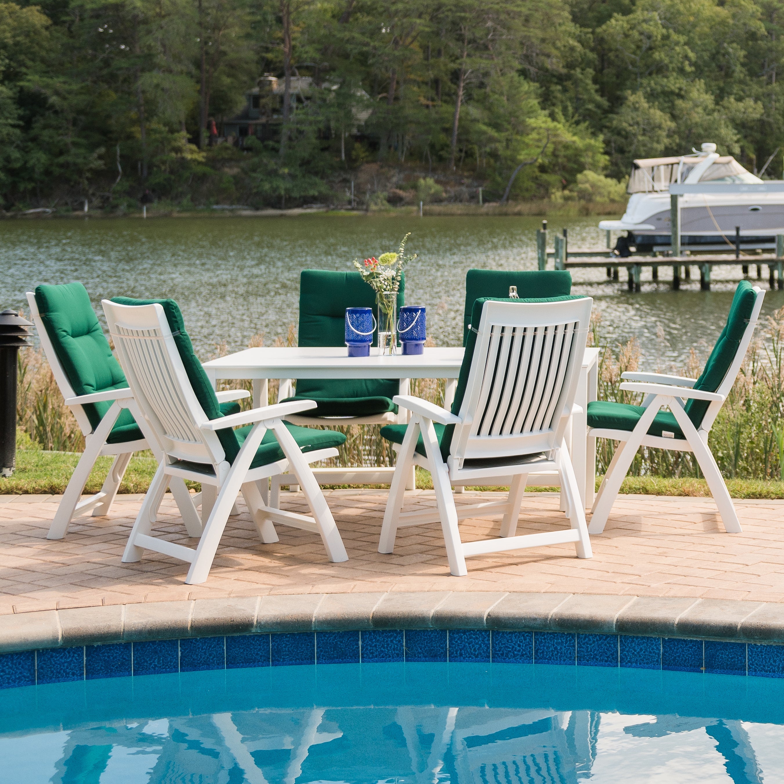 Roma 7-Piece Resin Dining Set With Cushions – KETTLER Retail Showroom